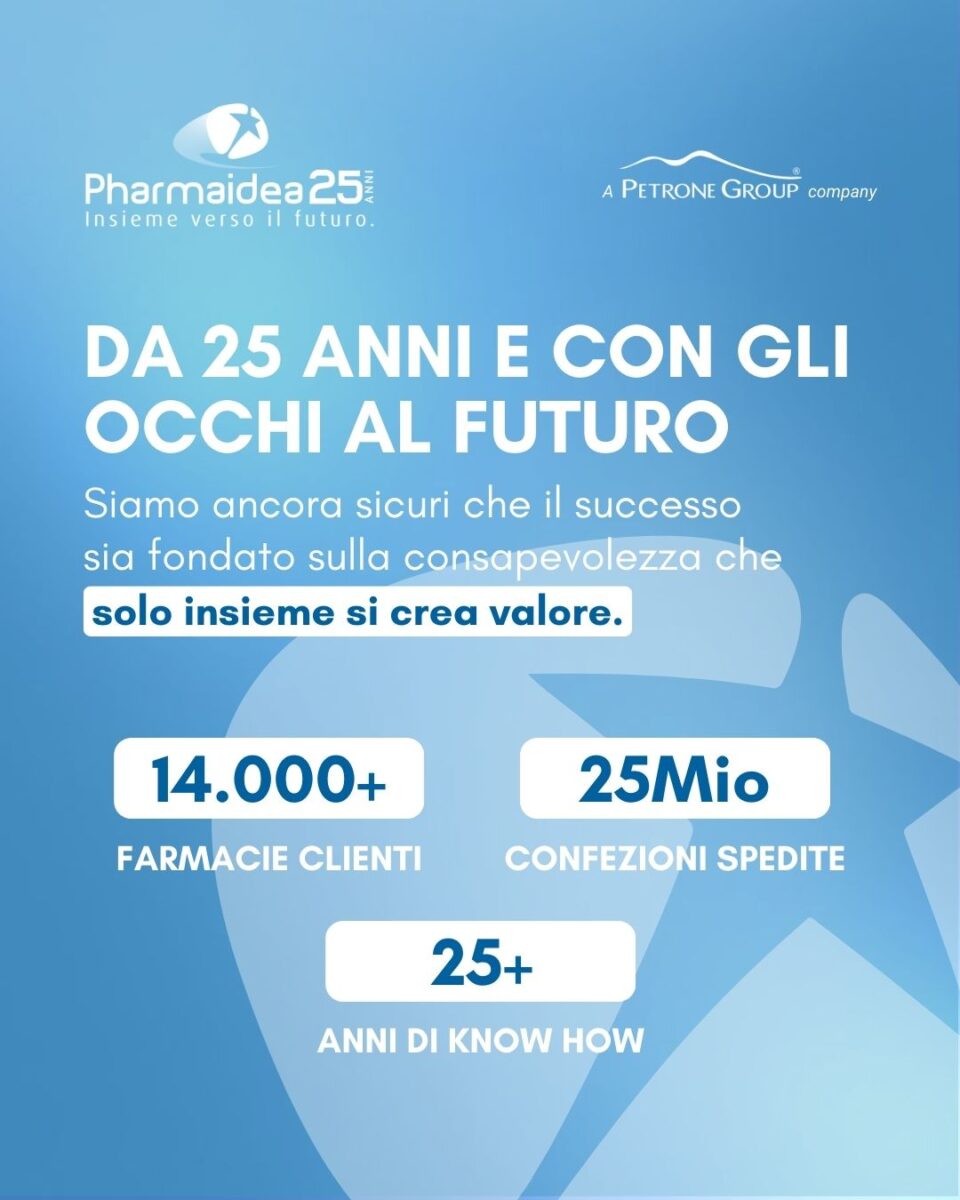 Pharmaidea celebra 25 anni di innovazione nel settore farmaceutico - Pharmaidea